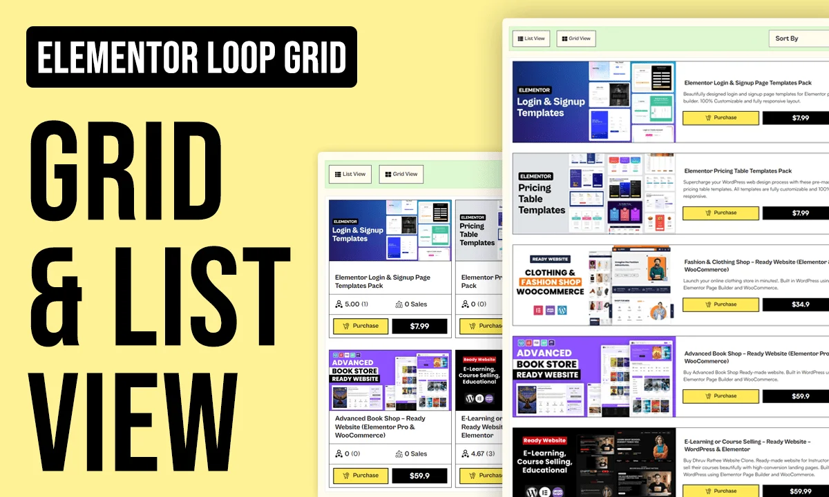 How to Add Persistent Grid and List View Toggle in Elementor Loop Grid | WP Academy